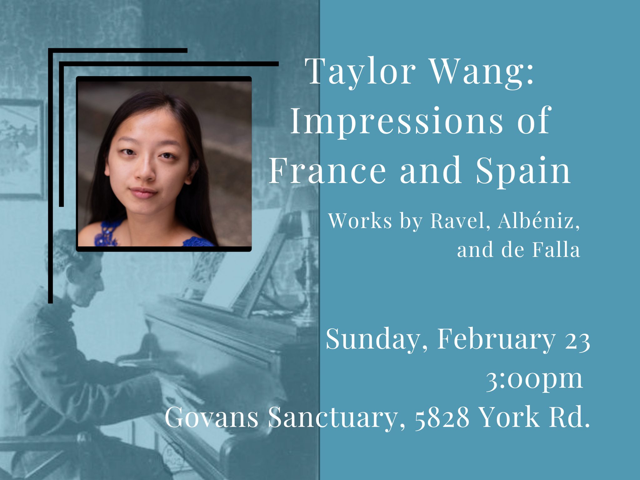 Taylor Wang: Impressions of France and Spain - Govans Presbyterian Church